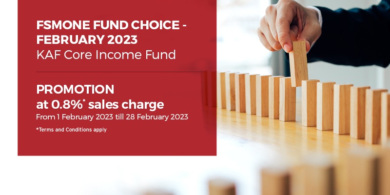 0.8% sales charge on KAF Core Income Fund | FSMOne