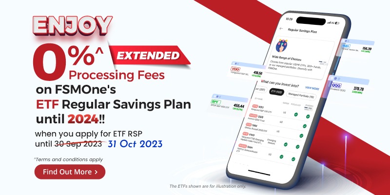 [Campaign Extended] 0% Fee till 2024 when you invest in US/HK ETFs with FSMOne Regular Savings ...