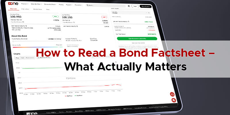 How to Read a Bond Factsheet ? What Actually Matters | FSMOne
