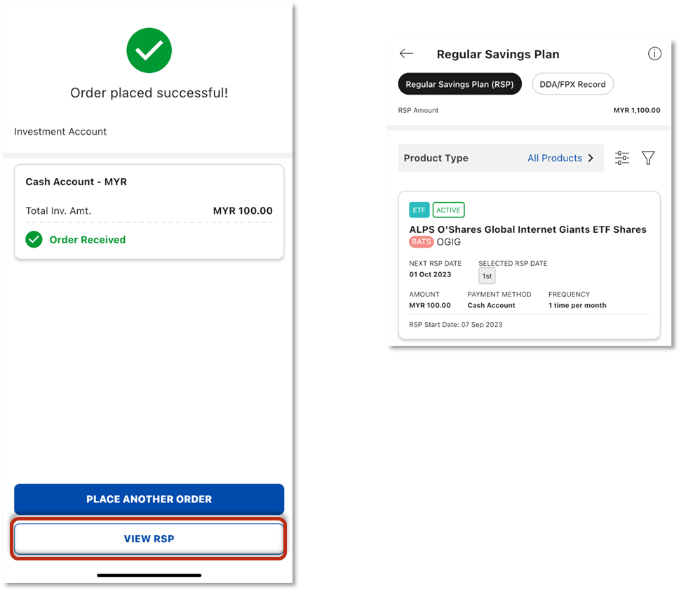 Step-by-step Guide for ETF RSP | FSMOne