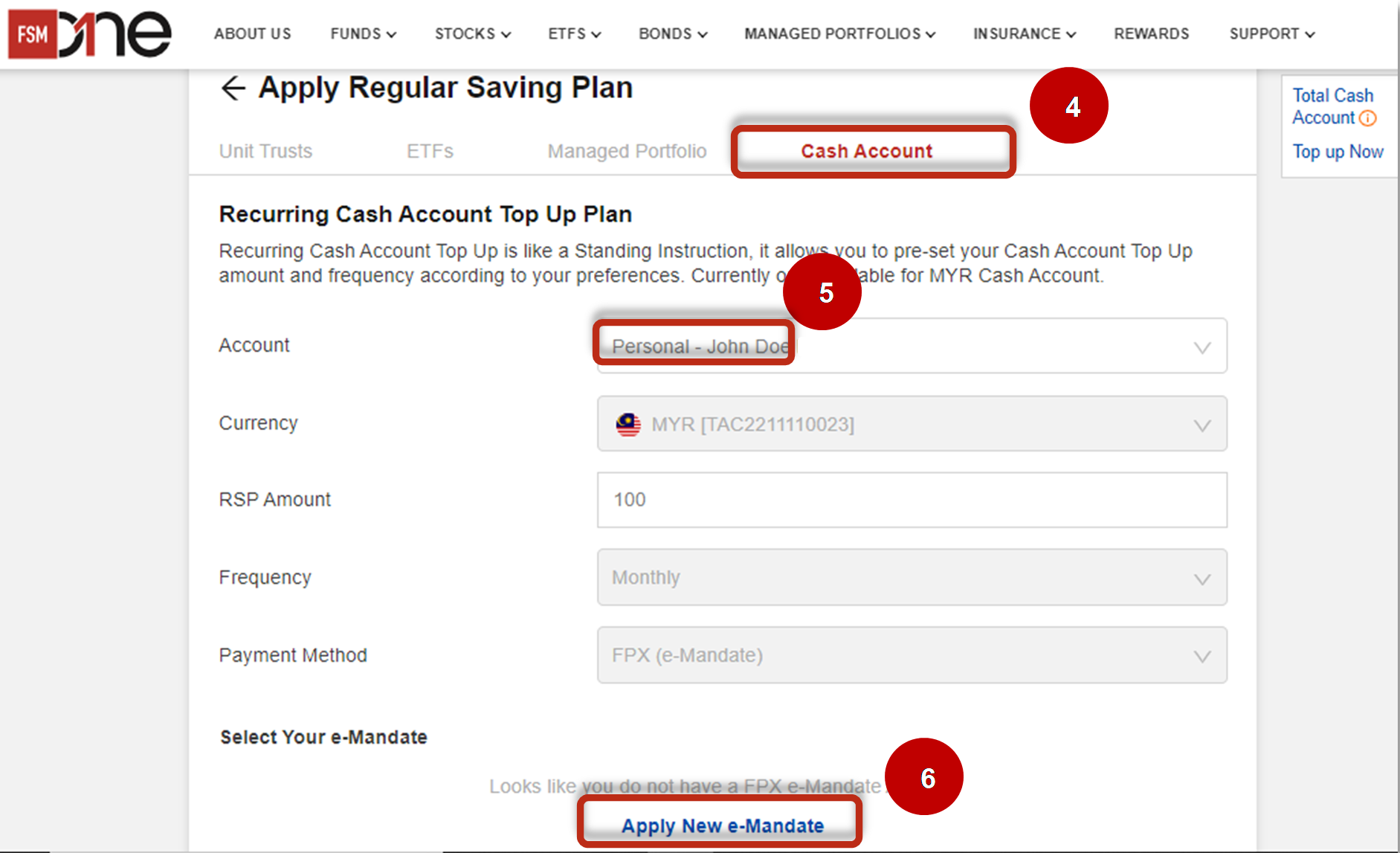 Step-by-step Guide for ETF RSP | FSMOne